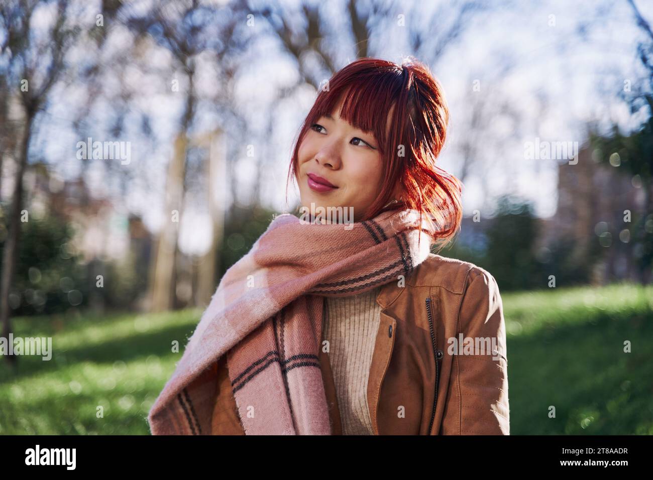 Pretty asian model young teenager hi-res stock photography and images ...