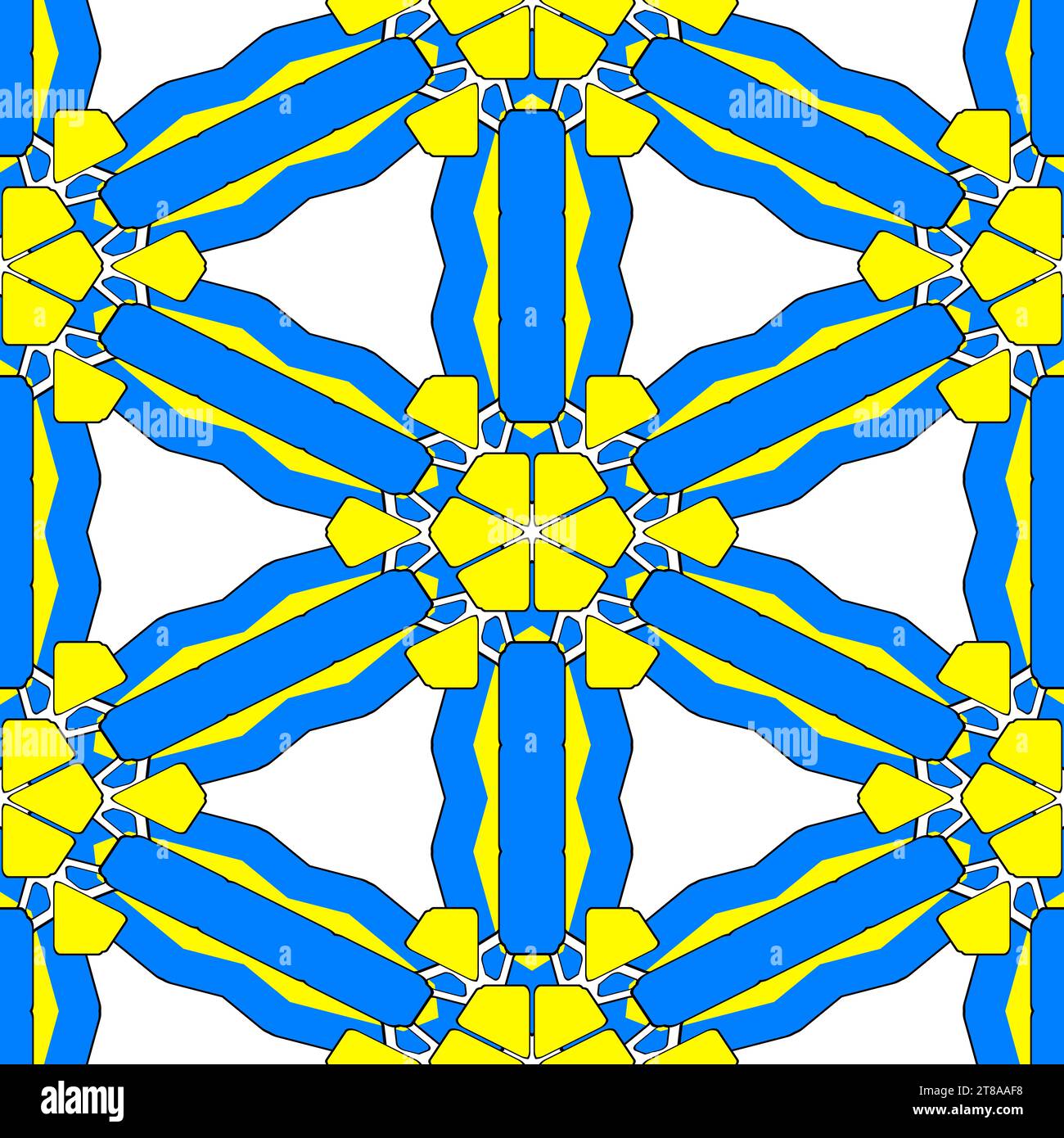 Abstract Bicolor Art blue-yelow texture. Modern stylish abstract ...