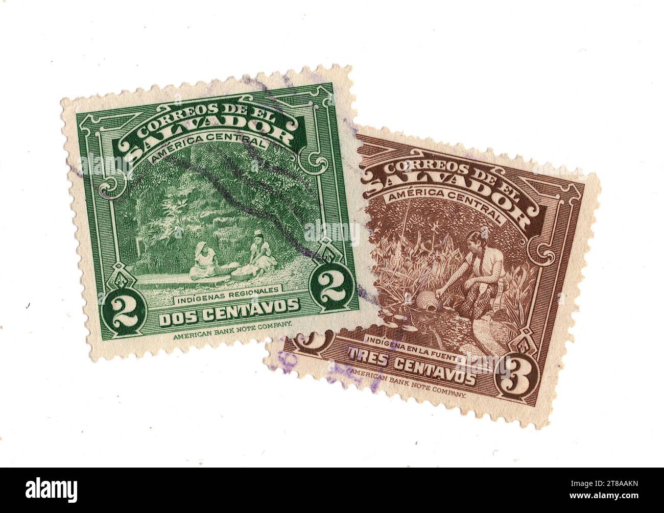 Vintage postage stamps from Peru isolated on a white background Stock ...