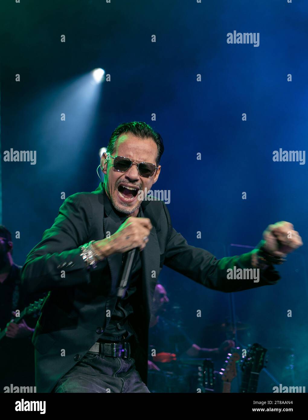 Miami, United States. 18th Nov, 2023. Marc Anthony performs on stage at ...