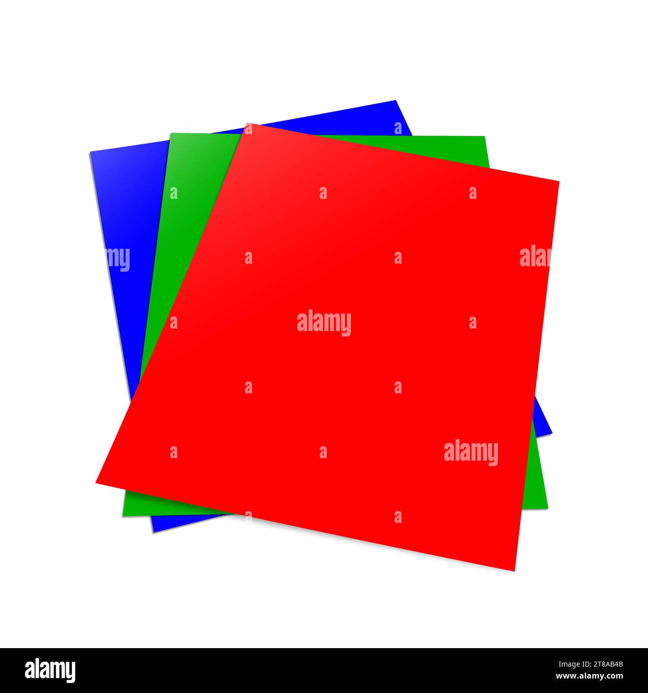 Three Reports blank template red, green and blue (RGB) for presentation ...