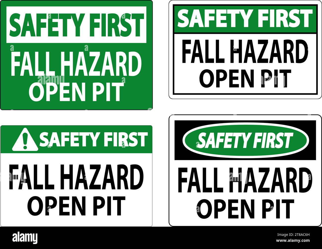 Industrial safety signage Cut Out Stock Images & Pictures - Alamy
