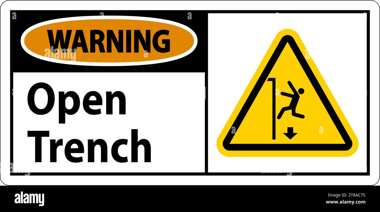 Trench safety Stock Vector Images - Alamy