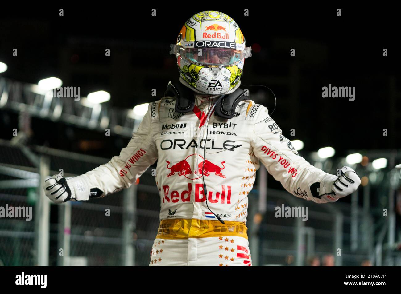 Las Vegas, United States. 18th Nov, 2023. Dutch Formula One driver Max ...