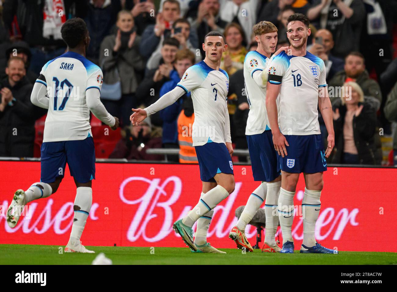 Wembley, London, UK. 17 Nov 2023 - England v Malta - Euro 2024 ...