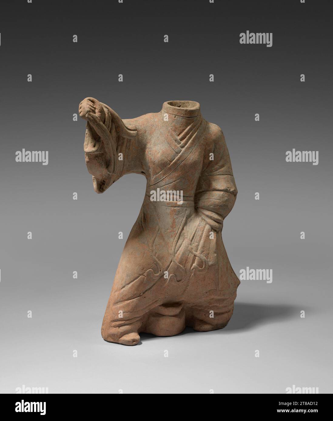Female Figure of a Court Entertainer Dancing (Body), 100s CE. China ...