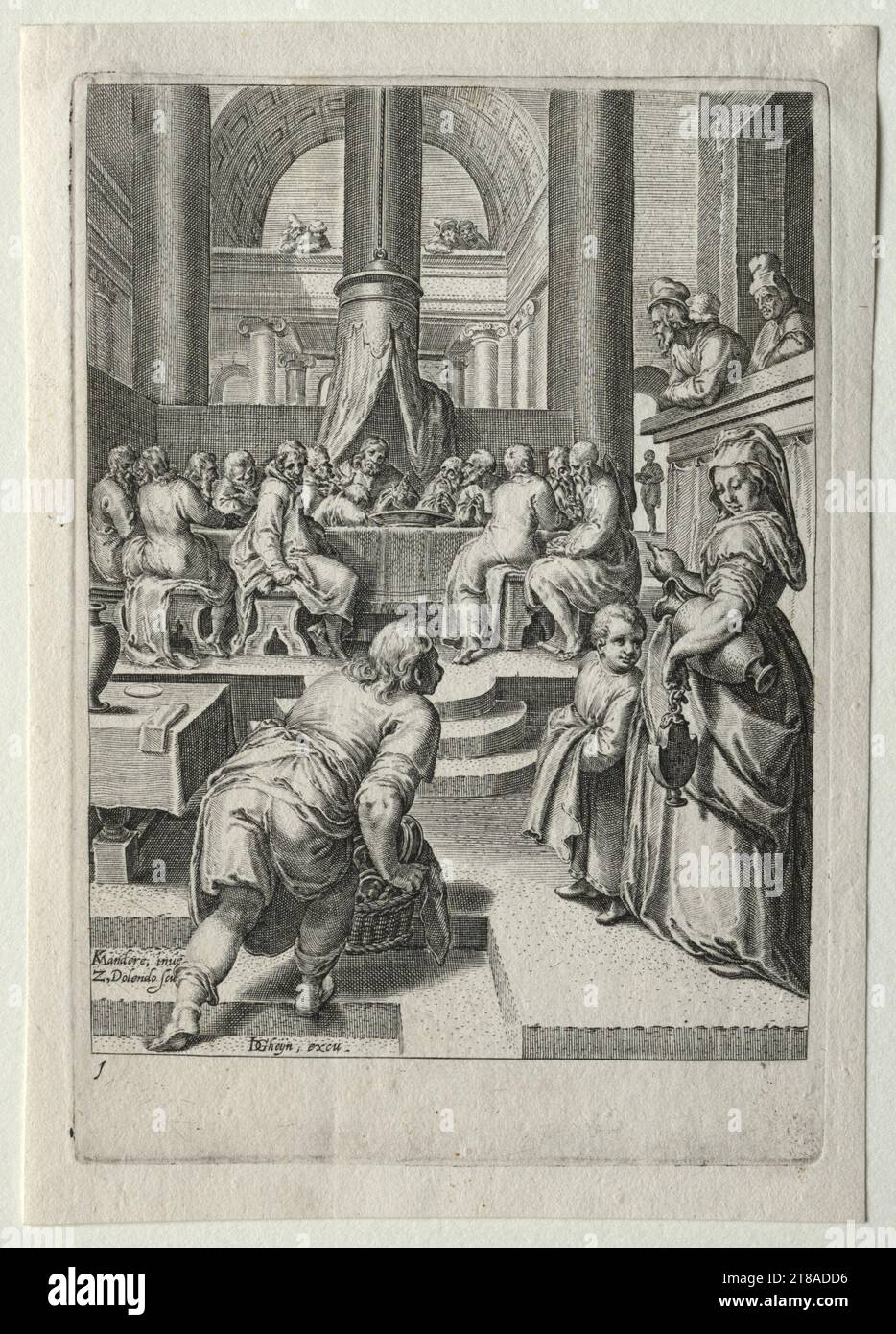 Life of Christ: The Last Supper, 1596–98. Jacob de Gheyn II (Dutch ...