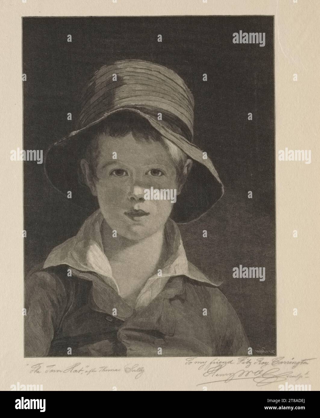 The Torn Hat. Henry Wolf (American, 1852–1916). Wood engraving Stock ...