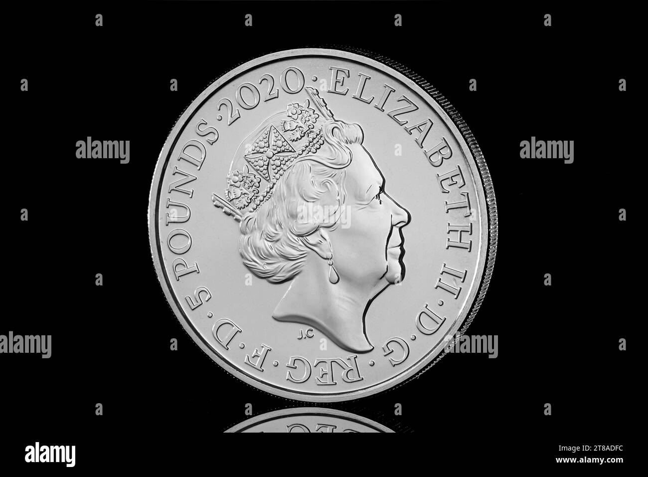 The 5th and final coin portrait of Queen Elizabeth II by Jody Clark ...