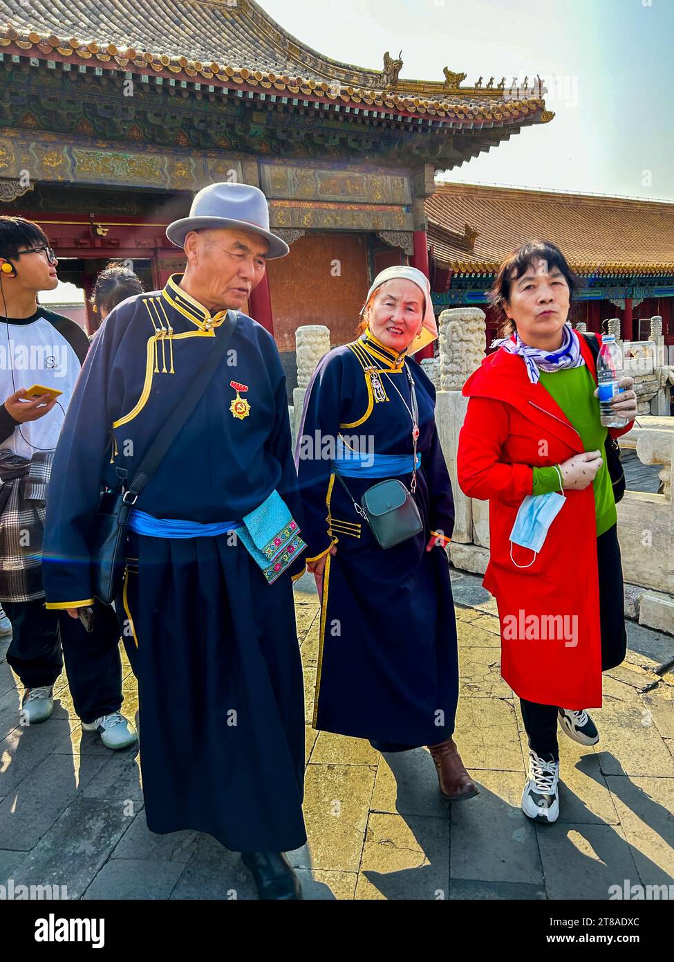 Beijing, China, Medium Crowd People, Chinese Tourists Visiting Urban ...