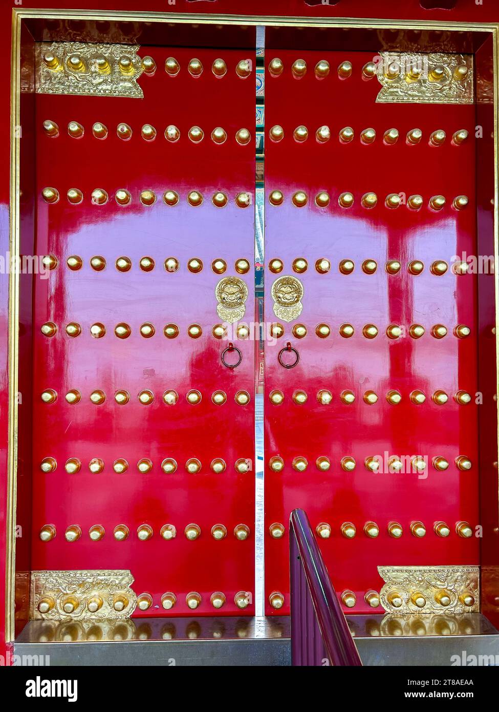 Beijing, China, Detail Door, Chinese Urban Park, "Beihai Park ...