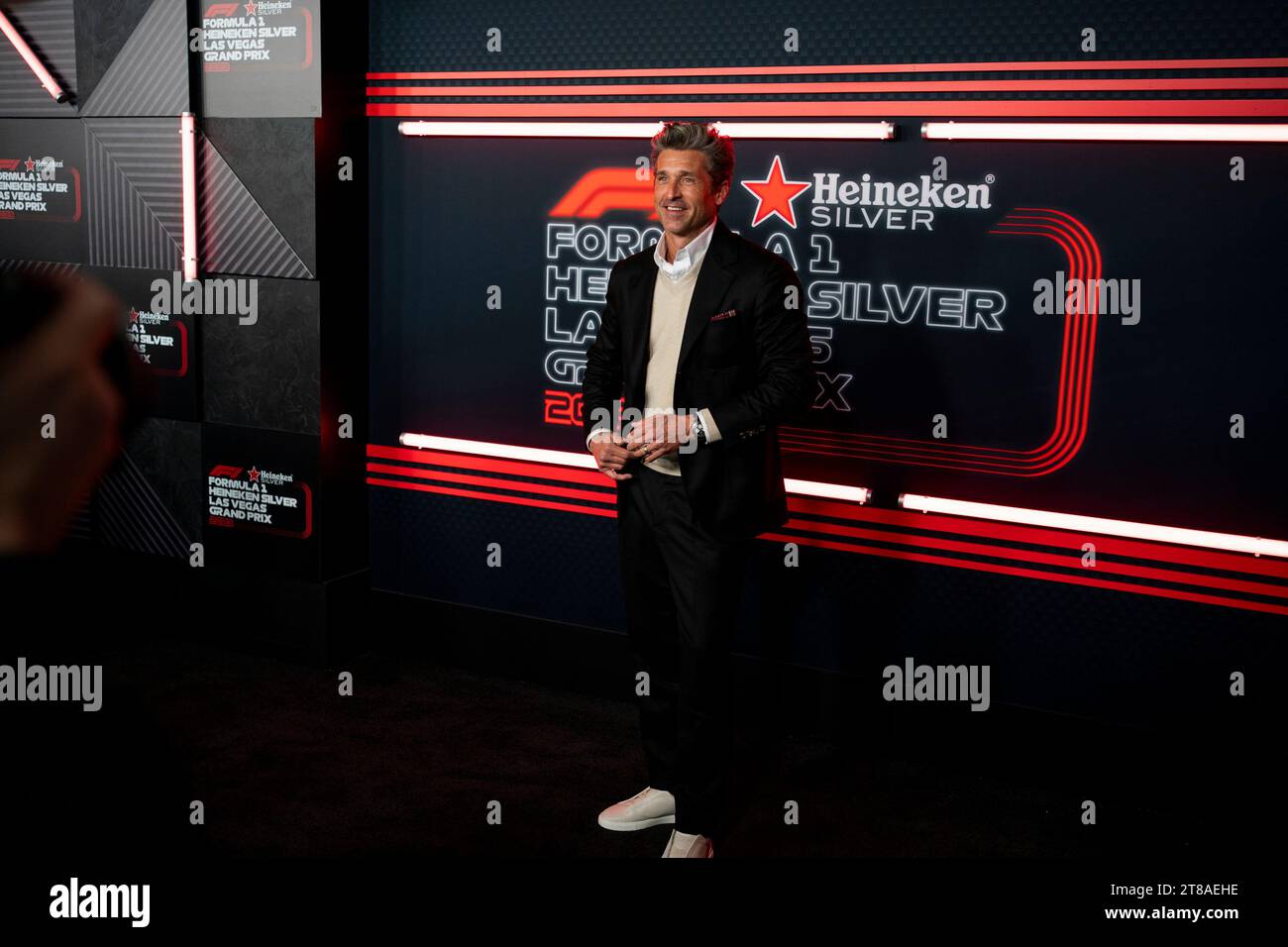 Las Vegas, United States. 18th Nov, 2023. Patrick Dempsey is seen on ...