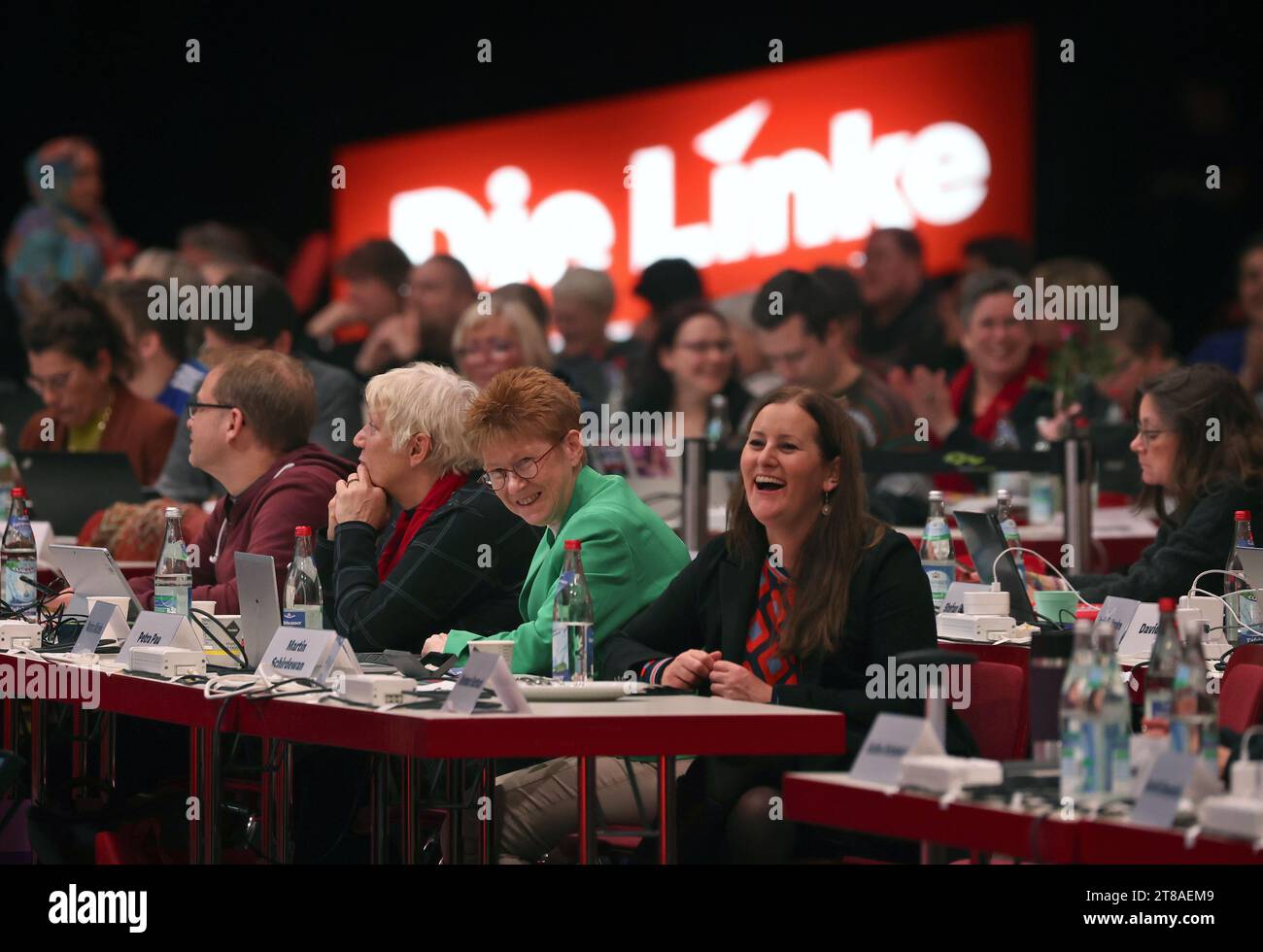 Augsburg, Germany. 19th Nov, 2023. Petra Pau (Die Linke, M), Vice ...