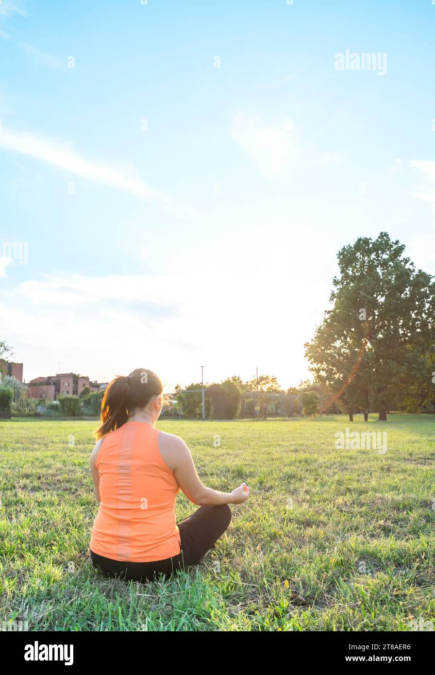 Calm posture hi-res stock photography and images - Alamy