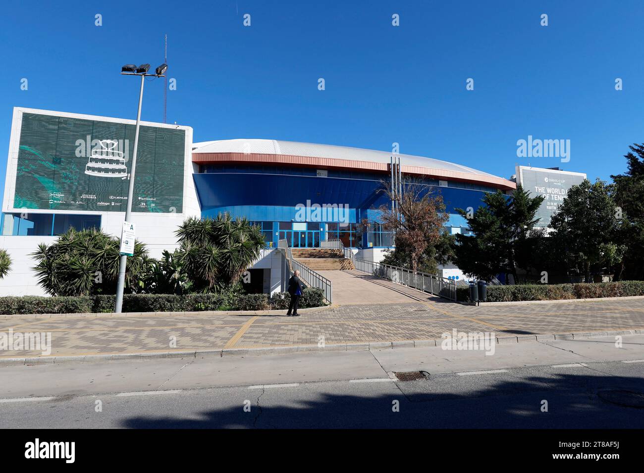 The grounds of the Palacio de Deportes Joe Maria Martin Carpena, where ...