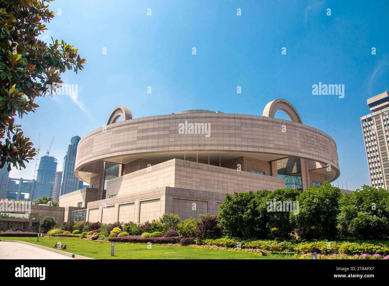 Shanghai China 9th Jun 2023: the exterior view of Shanghai Museum. A ...