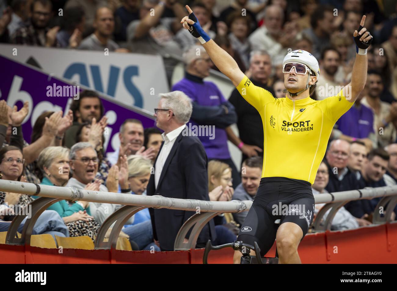 Belgian Tuur Dens pictured in action during the final day of the ...