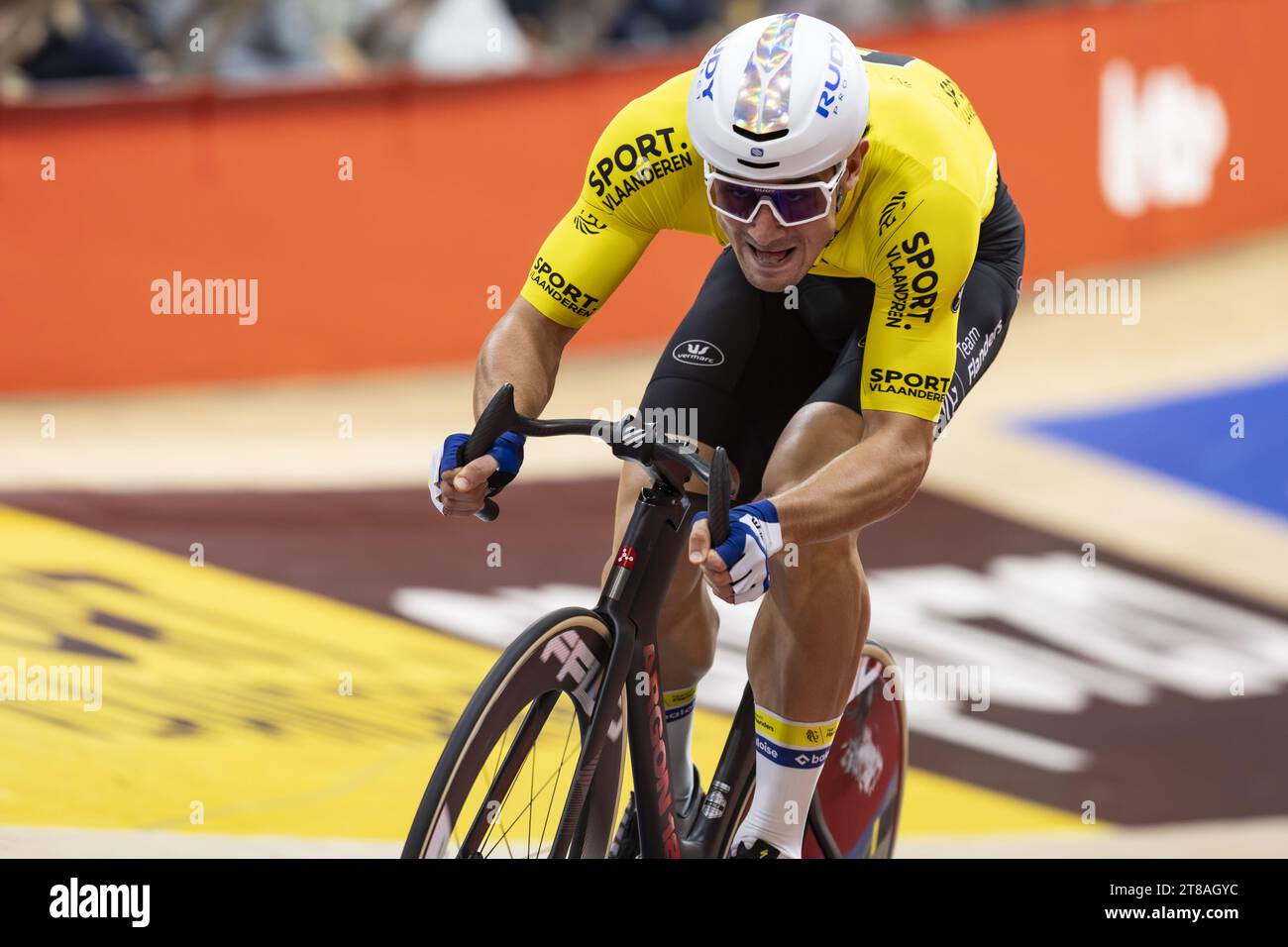 Belgian Tuur Dens pictured in action during the final day of the ...
