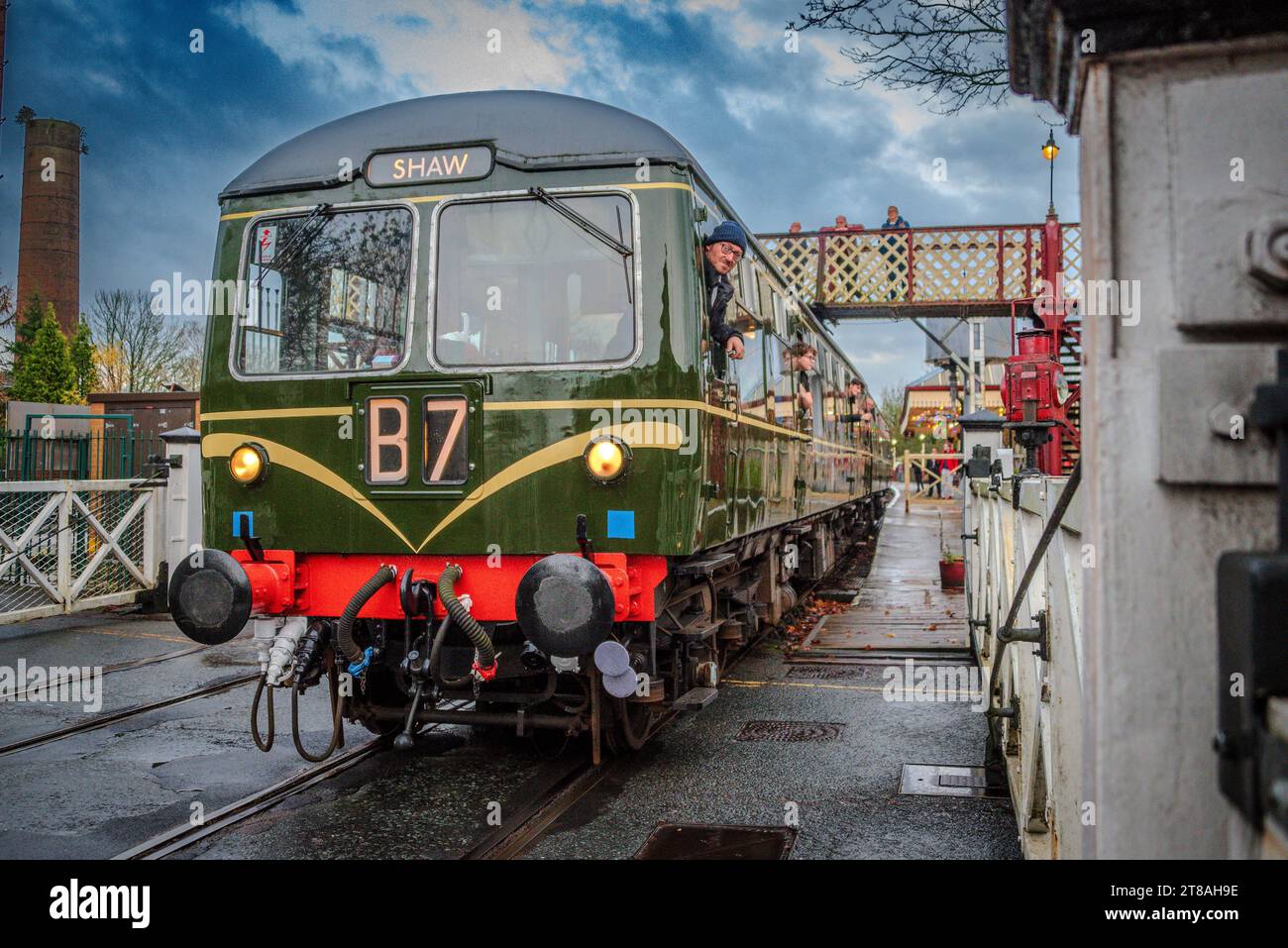 East lancashire railway autumn DMU gala BR Class 117/2 Unit seen ...
