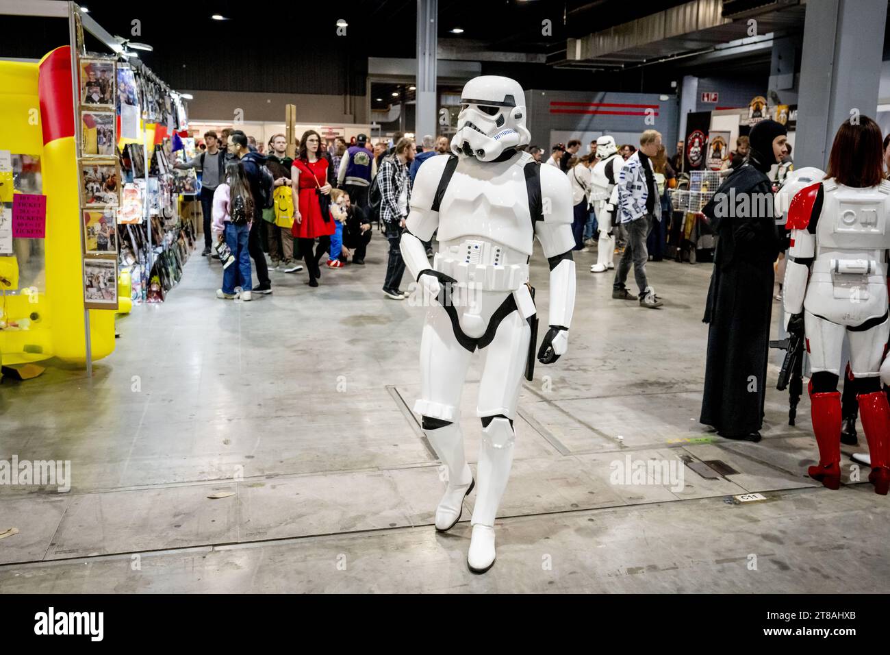 UTRECHT - Visitors in cosplay costume during the winter edition of ...