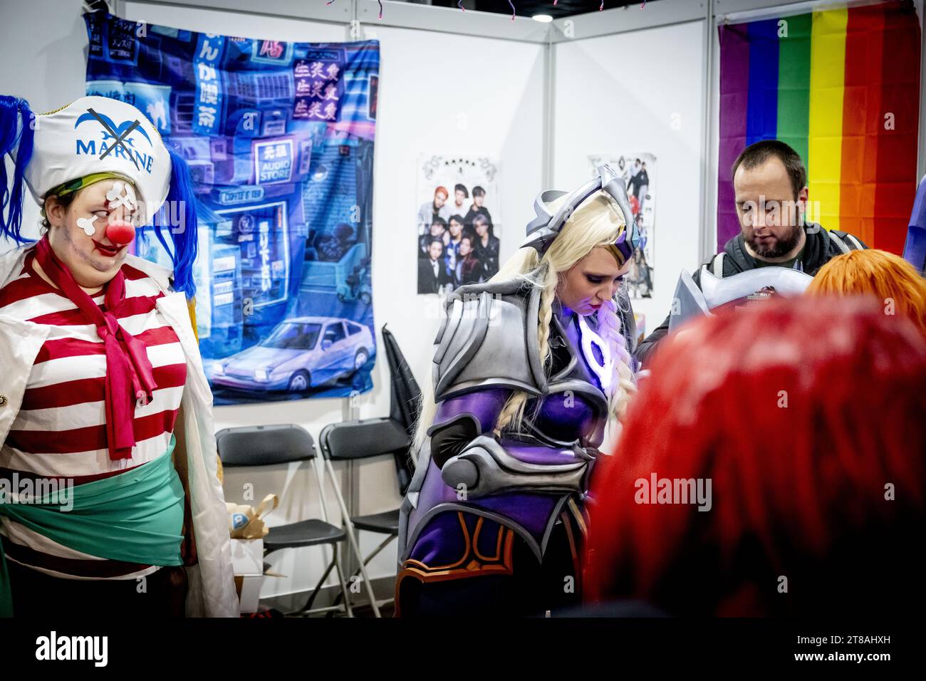 UTRECHT - Visitors in cosplay costume during the winter edition of ...