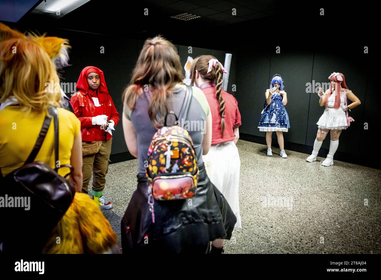UTRECHT - Visitors in cosplay costume during the winter edition of ...