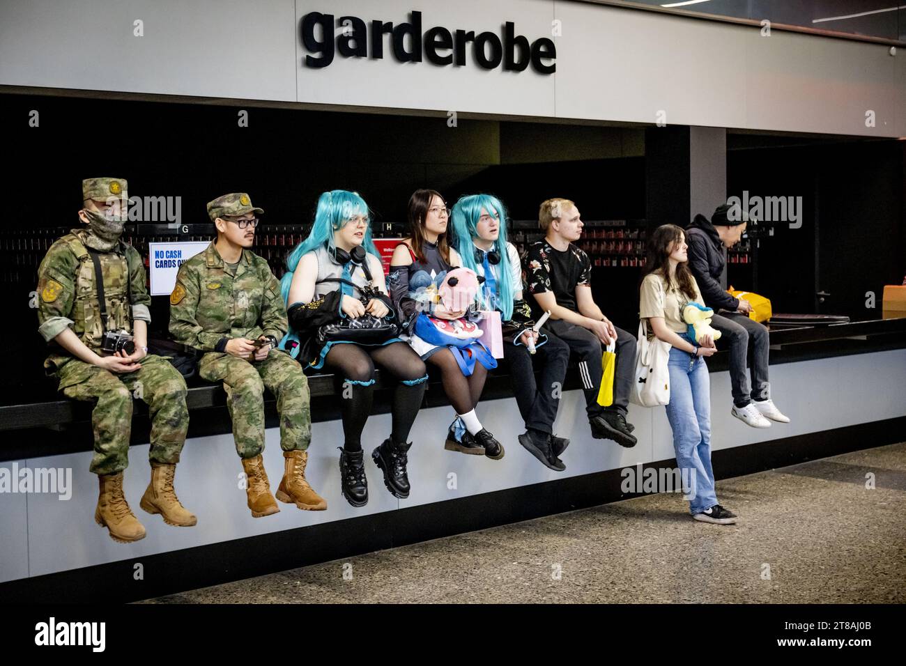 UTRECHT - Visitors in cosplay costume during the winter edition of ...