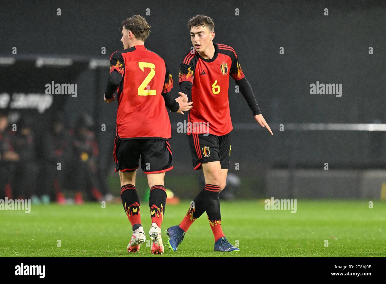 Tubize, Belgium. 18th Nov, 2023. Gilles De Meyer (2) of Belgium and ...