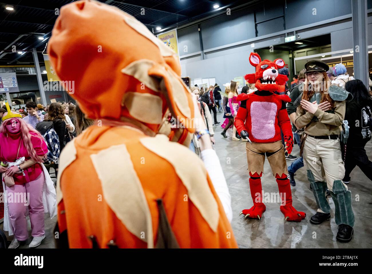 UTRECHT - Visitors in cosplay costume during the winter edition of ...