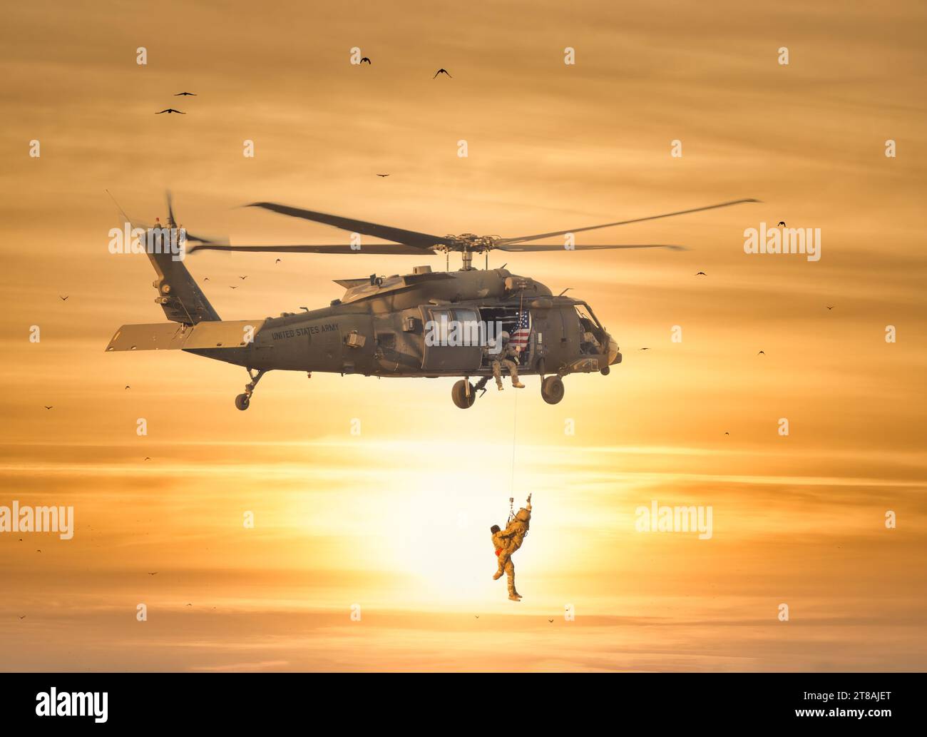 Bucharest, Romania - August 25 2023: United States military helicopter ...