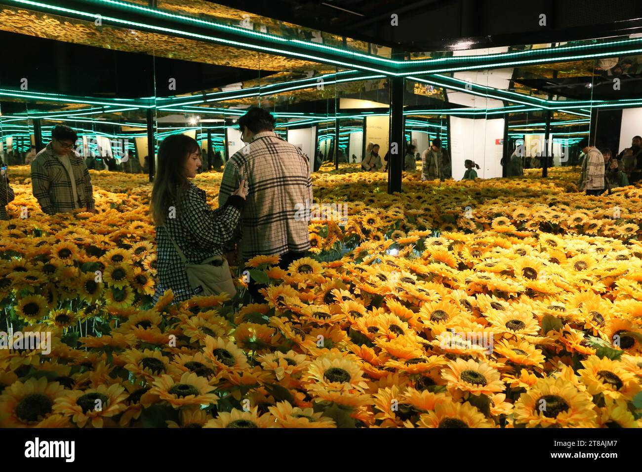 (231119) -- LILLESTROM, Nov. 19, 2023 (Xinhua) -- People visit the "Van ...