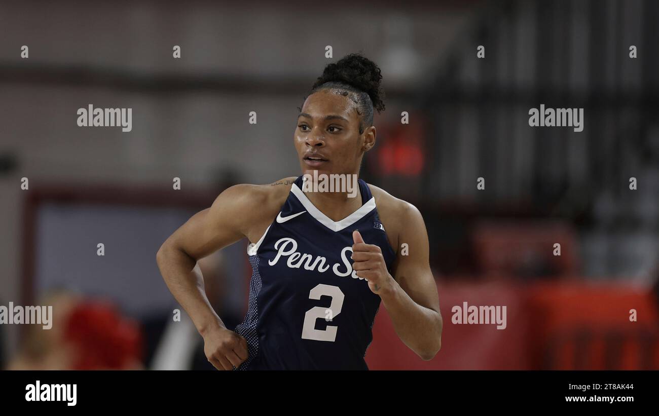 Penn State guard Tay Valladay (2) in action against St. John's during ...