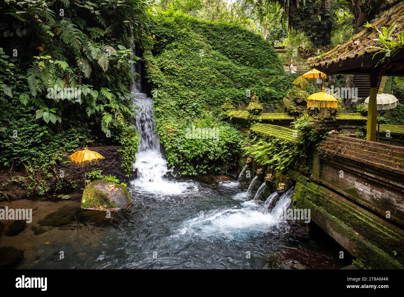 A small temple used for holy ablutions. Haunted and covered in moss ...