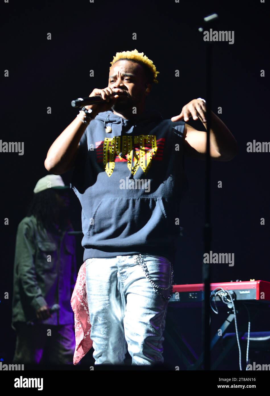 Miami, Florida, USA. 17th Nov, 2023. Travis Greene performs live on ...