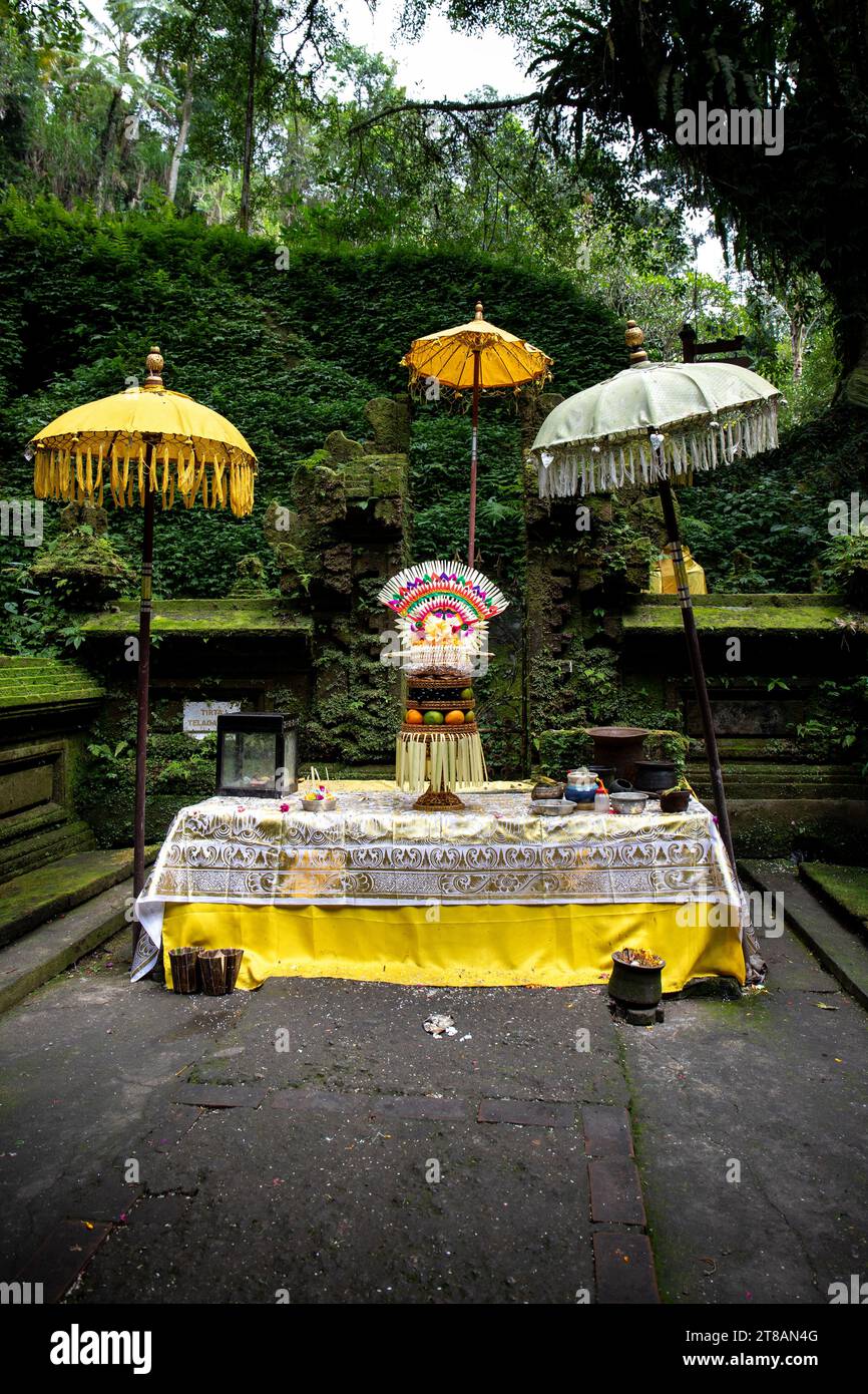A small temple used for holy ablutions. Haunted and covered in moss ...