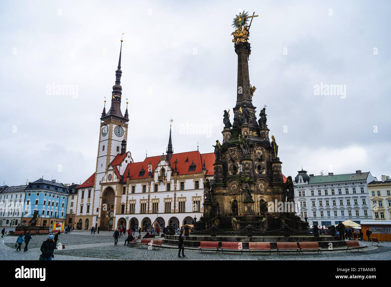 Olomouc landmarks, Czech Republic Stock Photo - Alamy