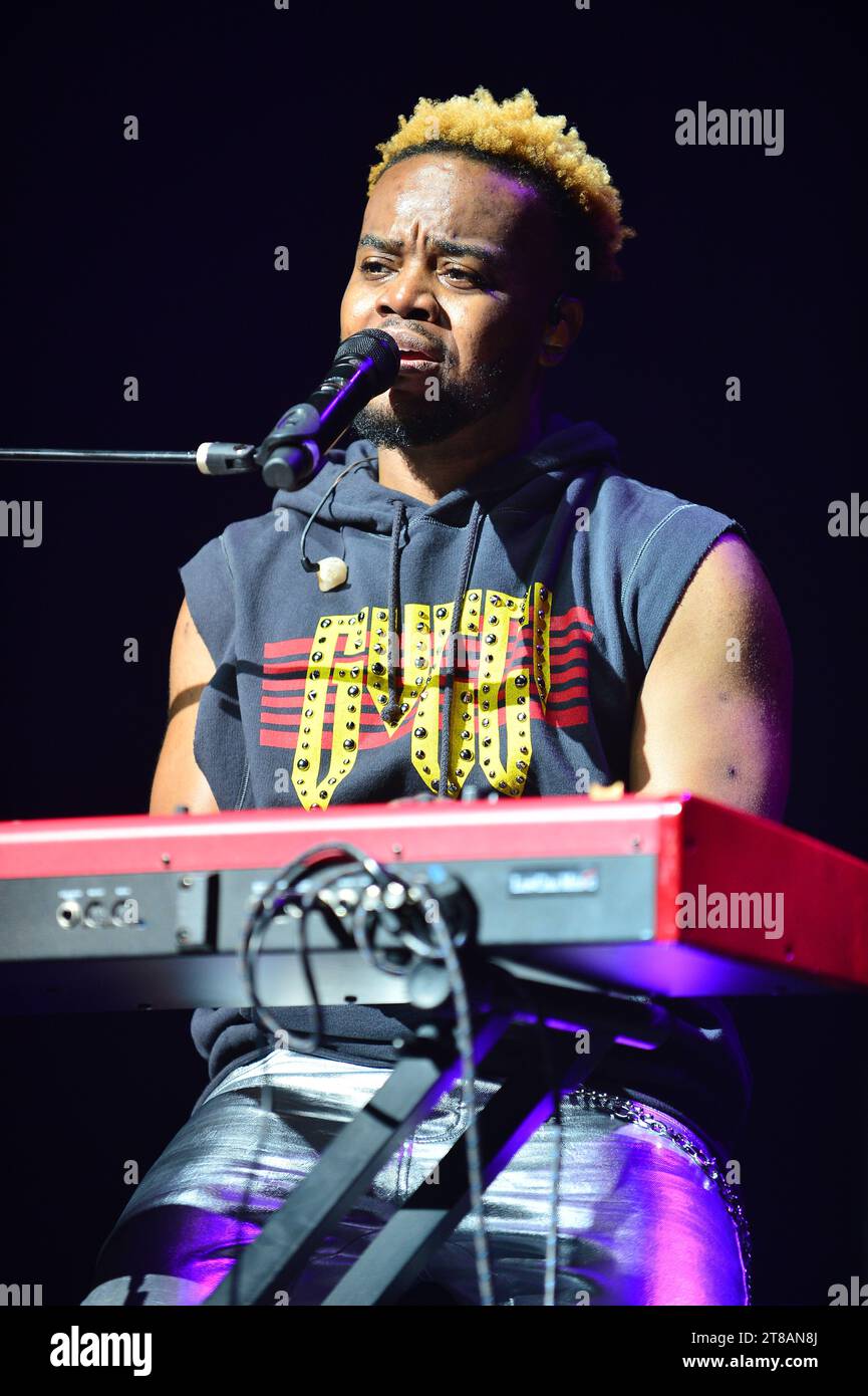 Miami, Florida, USA. 17th Nov, 2023. Travis Greene performs live on ...