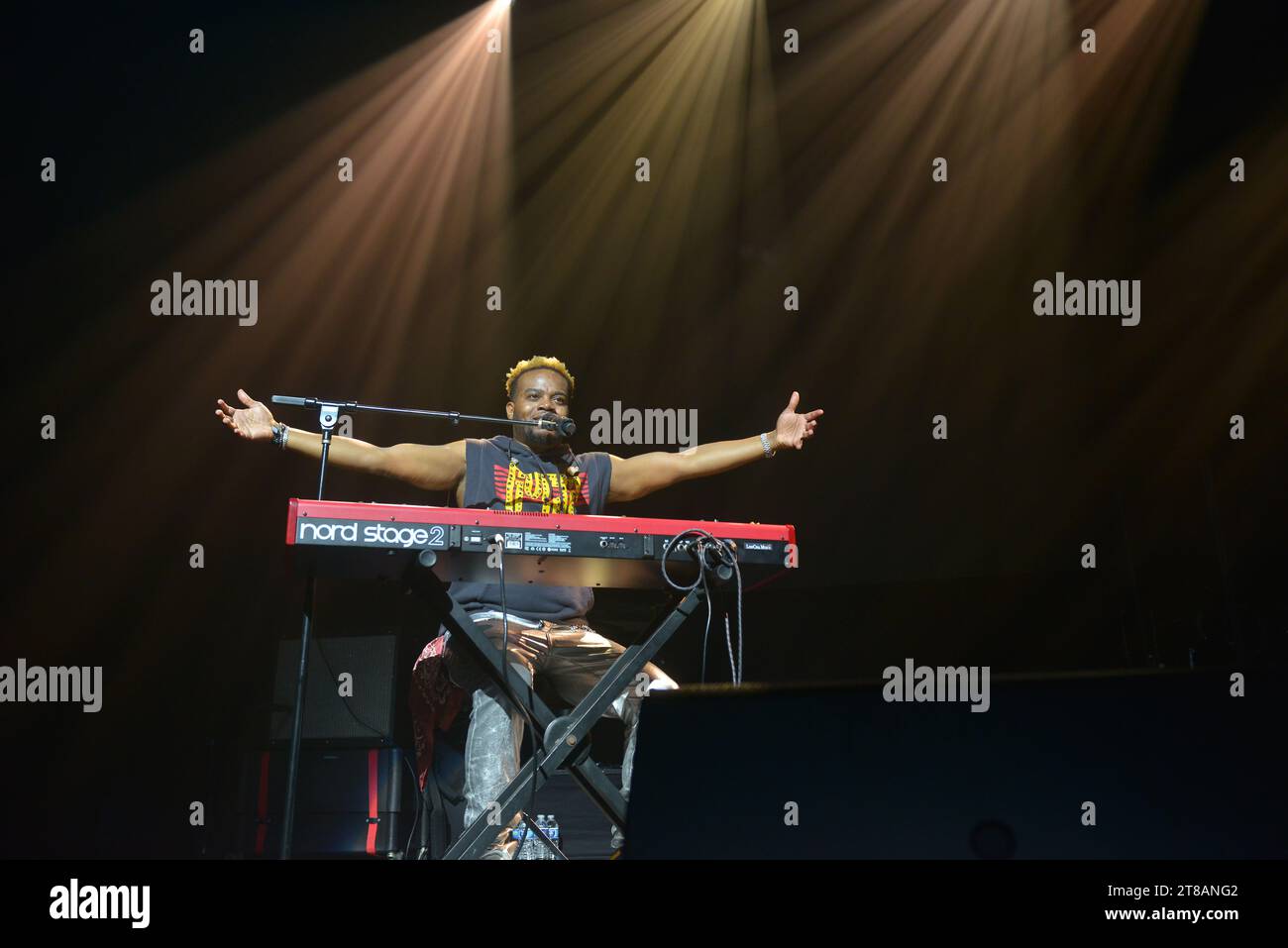 Miami, Florida, USA. 17th Nov, 2023. Travis Greene performs live on ...