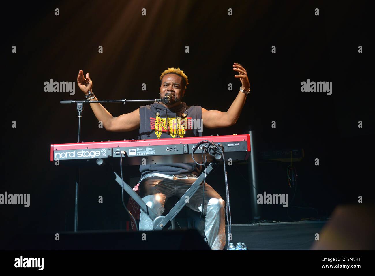 Miami, Florida, USA. 17th Nov, 2023. Travis Greene performs live on ...