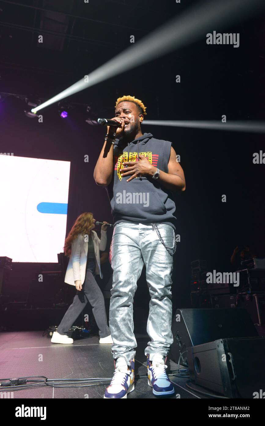 Miami, Florida, USA. 17th Nov, 2023. Travis Greene performs live on ...