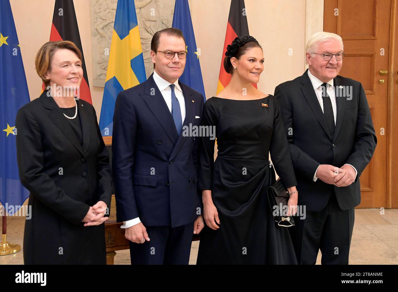 Elke Büdenbender, Prinz Daniel von Schweden, Kronprinzessin Victoria ...