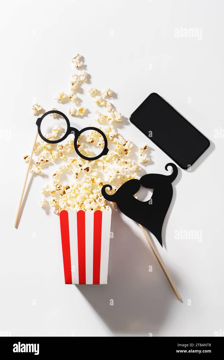 Popcorn box mockup hi-res stock photography and images - Alamy