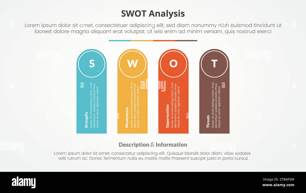 swot business framework strategic template infographic concept for ...