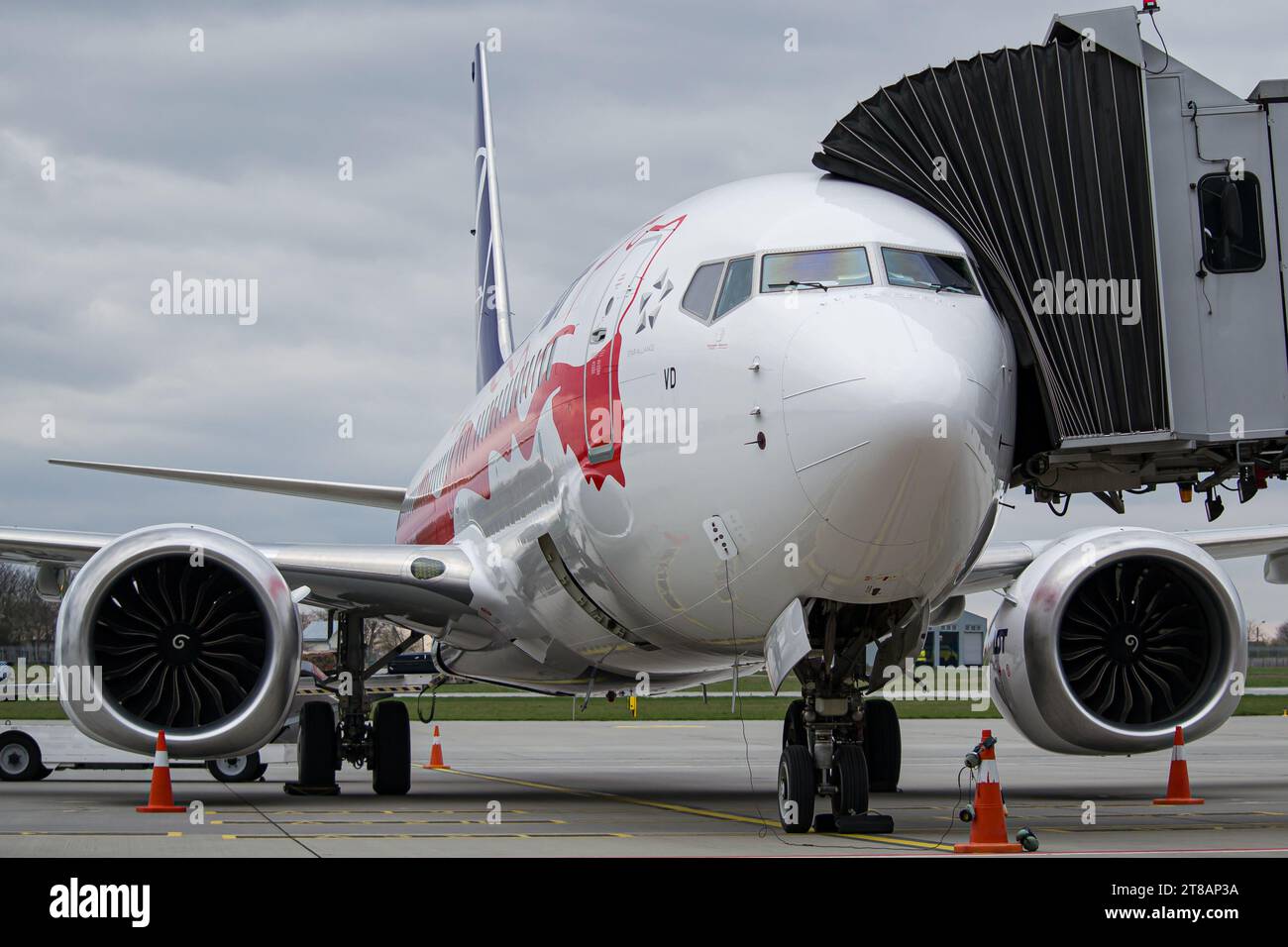 LOT Polish Airlines Boeing 737 MAX 8 in special "Proud of Polish ...