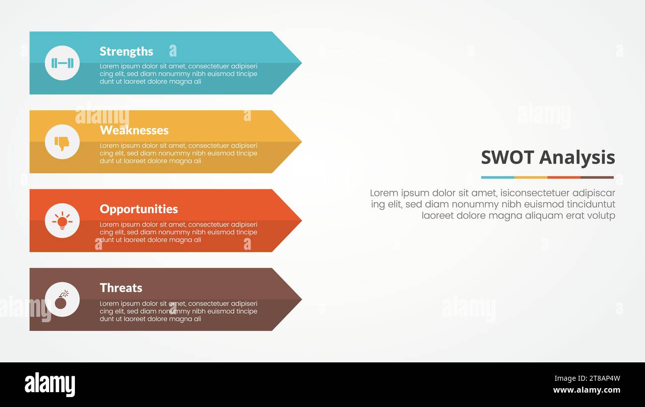 swot business framework strategic template infographic concept for ...