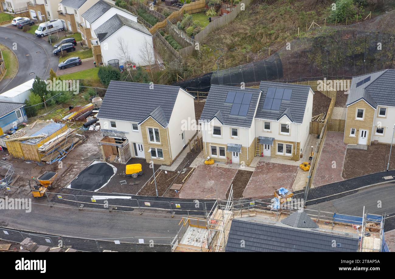 New housing development building houses for increased demand in rural ...