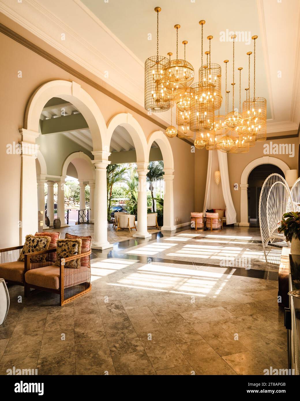 A closeup of Ritz-Carlton, St. Thomas, USVI Sitting area With Stunning ...