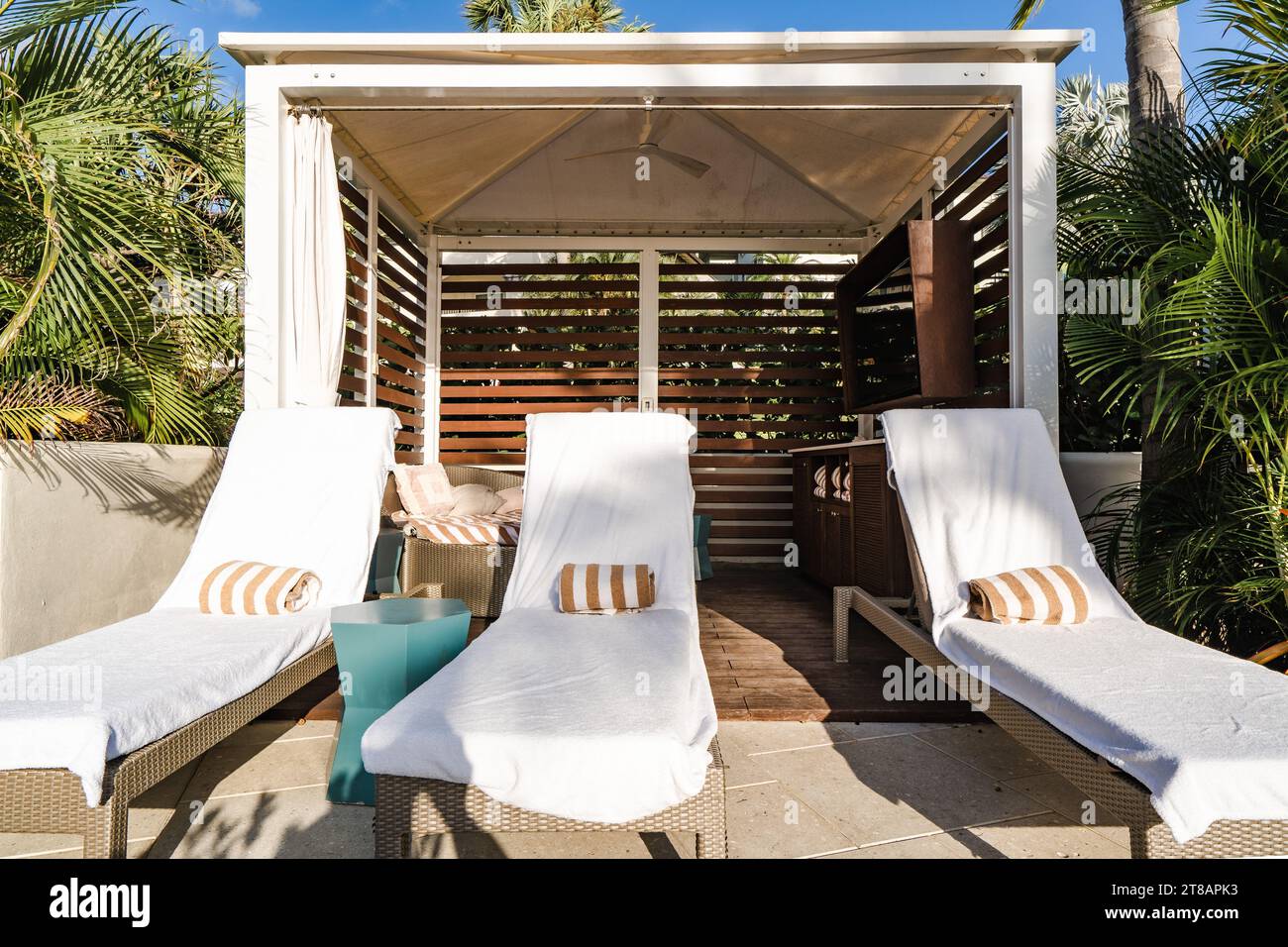 A closeup of Ritz-Carlton, St. Thomas, USVI Reservation Suite Booth at ...