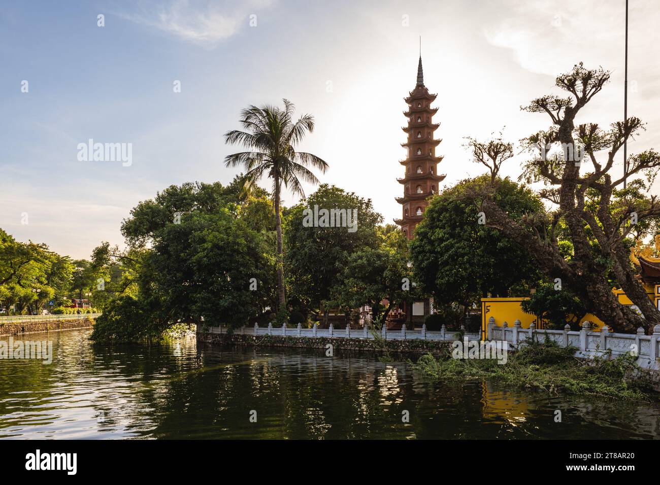Tran Quoc Pagoda, aka Khai Quoc , the oldest Buddhist temple in Hanoi, Vietnam Stock Photo - Alamy