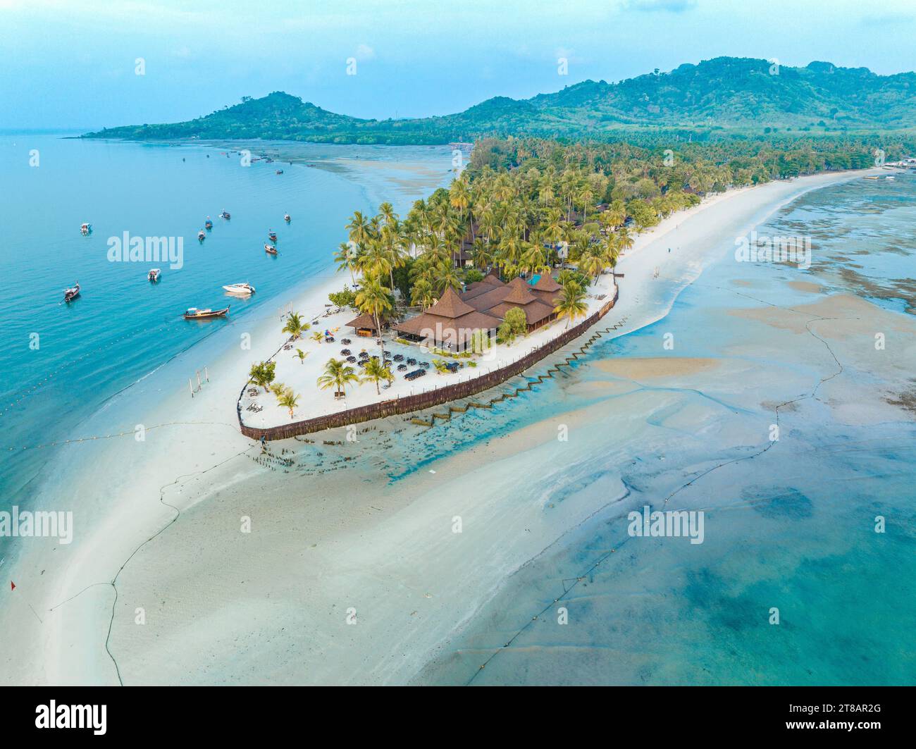 An aerial view of Koh Mook Sivalai Beach Resort Thailand. Great place ...